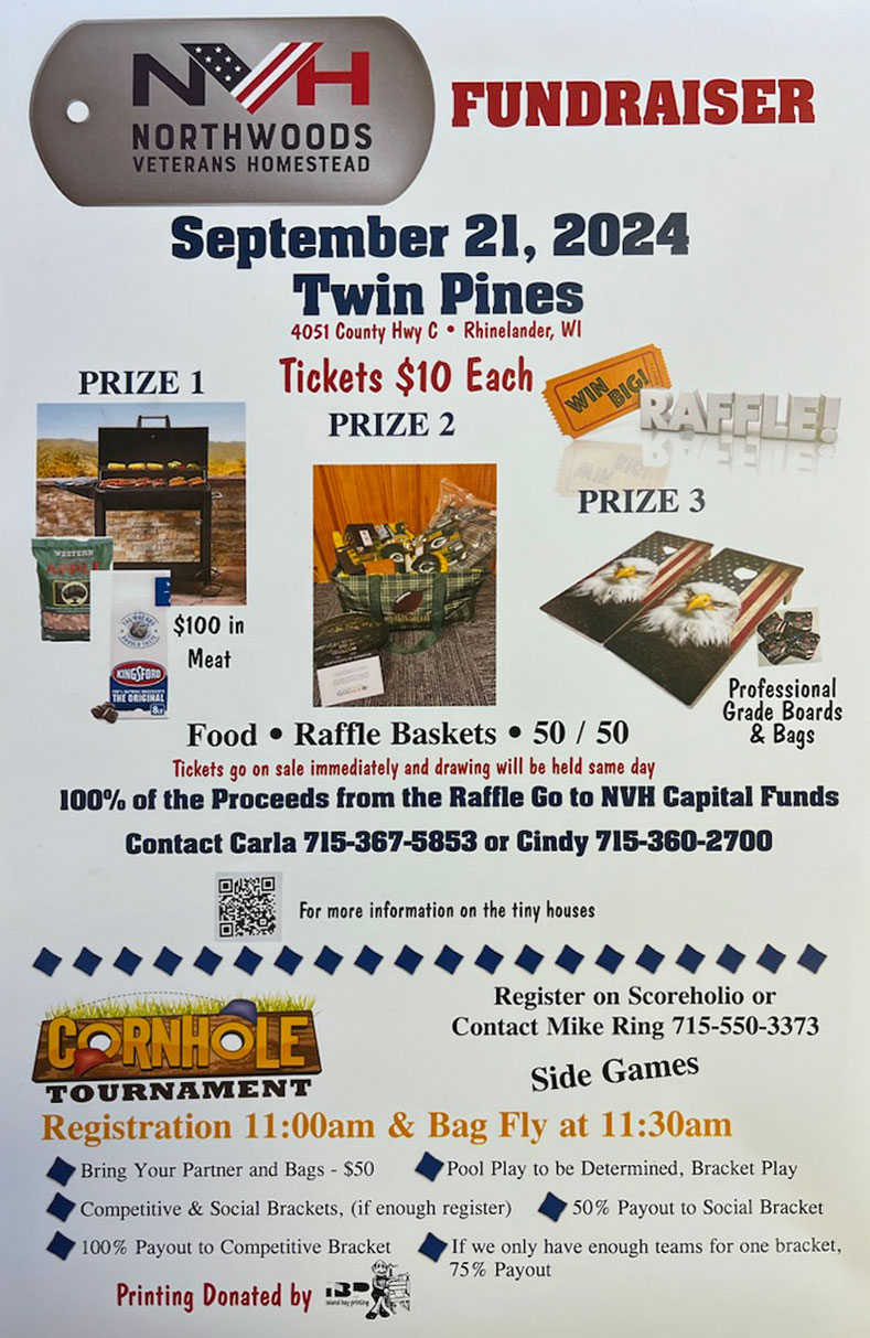 Cornhole Tournament - Northwoods Veterans Homestead